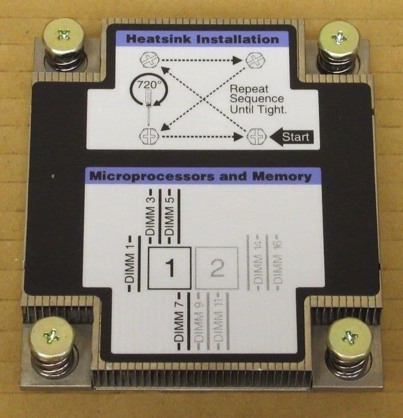 IBM BladeCenter HS23 Heatsink 68Y8695 90Y2764