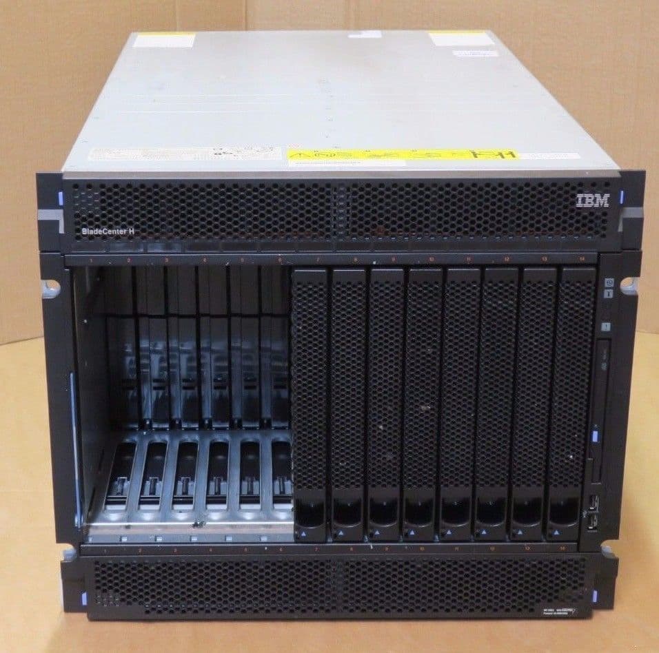 IBM BladeCentre H 8852-4XG 31R3308 14 Blade Slot Chassis 4x 2880W PSU ...