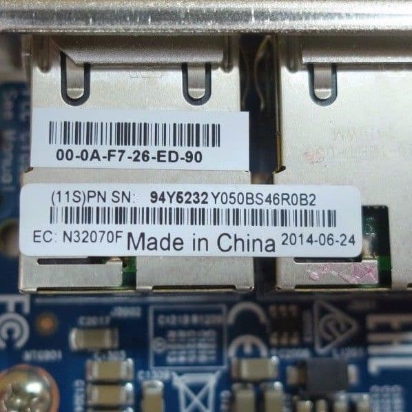 IBM Broadcom NetXtreme II 2-Port 10GBaseT Copper Ethernet Adapter Exlom ...