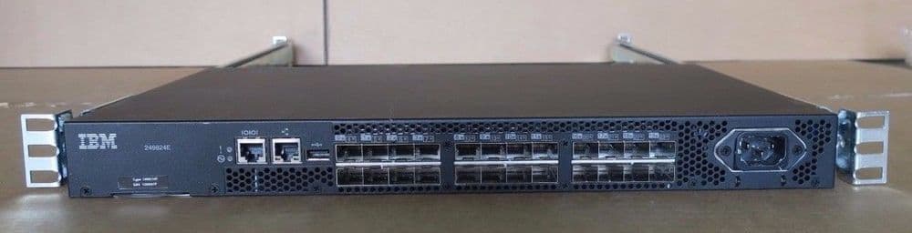IBM Brocade 2498-24E 8Gb 8Gbps 24-Port FC SAN Switch - 24 PORTS ACTIVE ...
