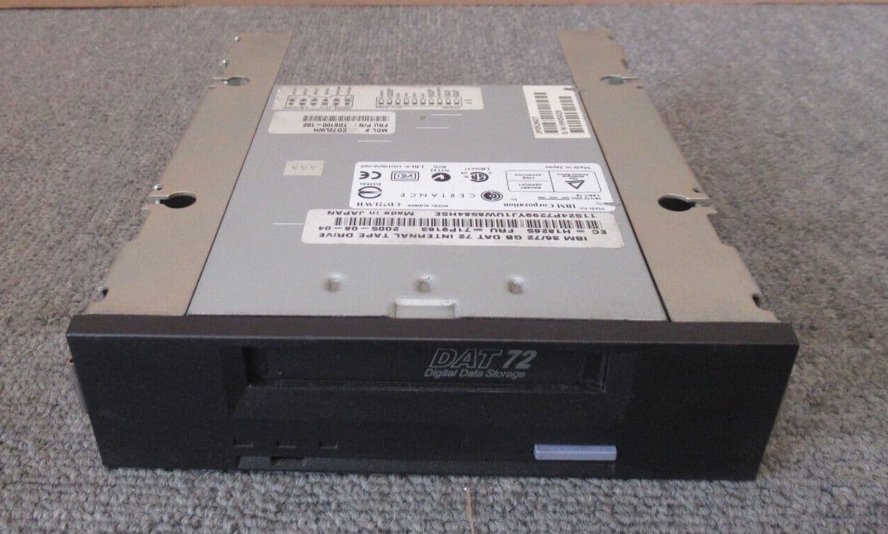 IBM CD72LWH TD6100-102 DAT72 36GB/72GB DDS-5 LVD SCSI Internal Mount ...