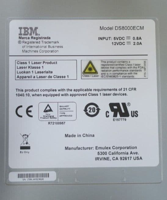 IBM DS8000 System Storage 8Gb/s FC DS8000ECM ECM Controller 02AM284 02AM285
