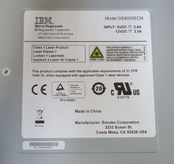 Ibm Ds8000 System Storage 8gb S Fc Ds8000ecm Ecm Controller 45w8714 45w8715