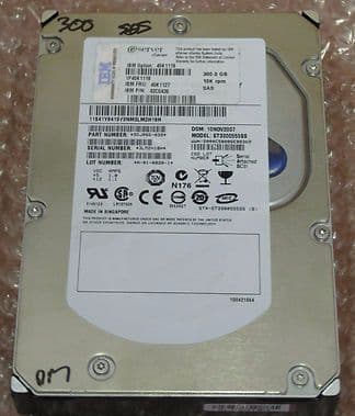 IBM e-Server X-Series 300Gb 3 5" SAS 10K Rpm 3Gb/s 16Mb Cache Hard ...
