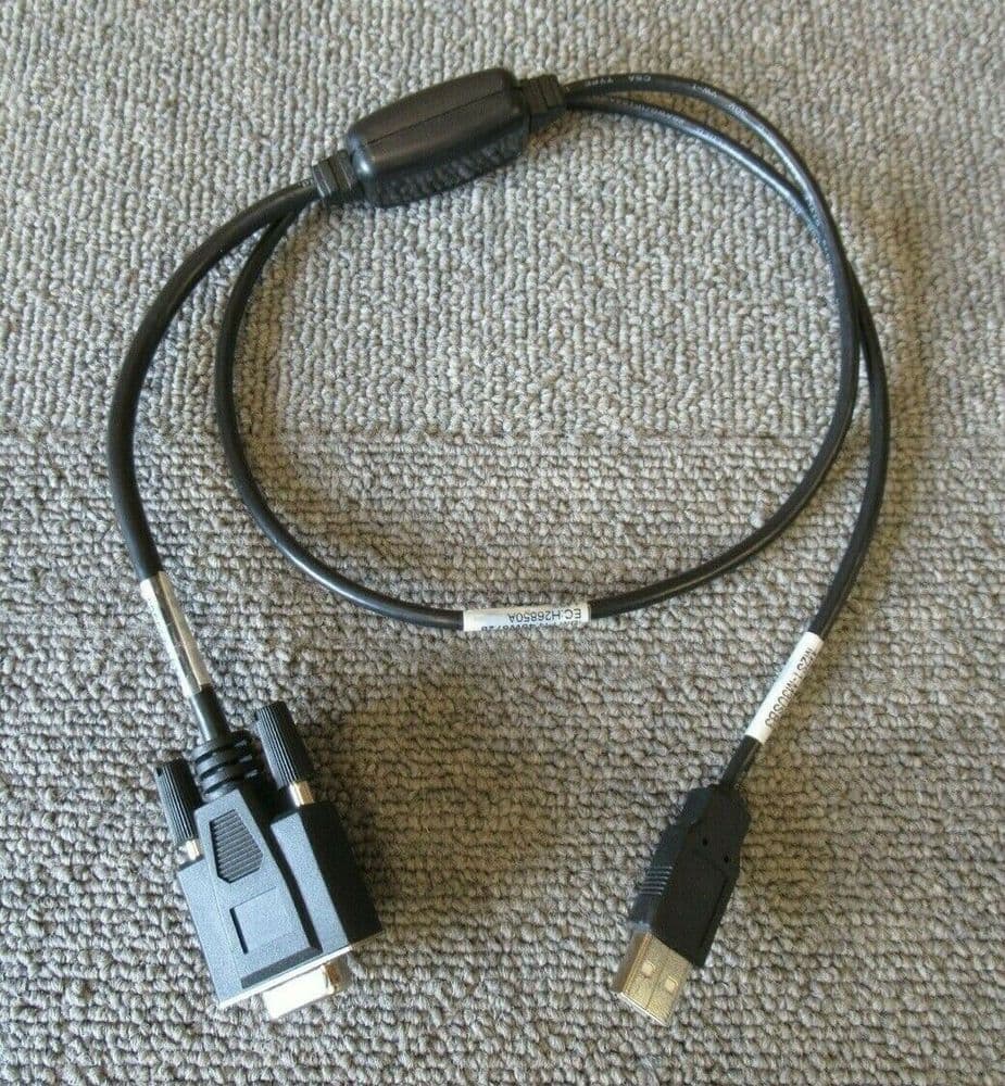 IBM EMC 45W6728 M2S1-M3USB3 USB Type A To DB9 Female Serial Cable 40"