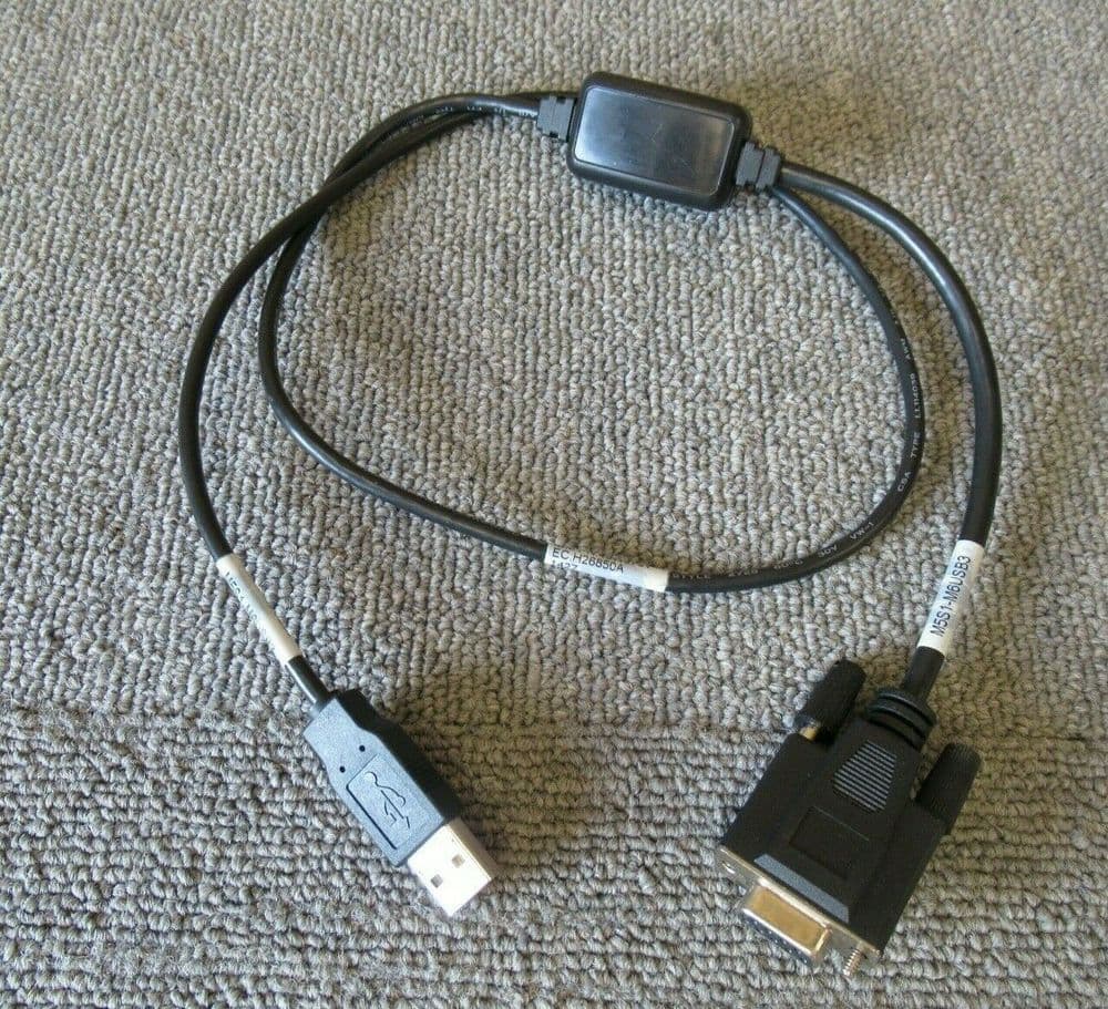 IBM EMC 45W6731 M5S1-M6USB3 USB Type A To DB9 Female Serial Cable 37"