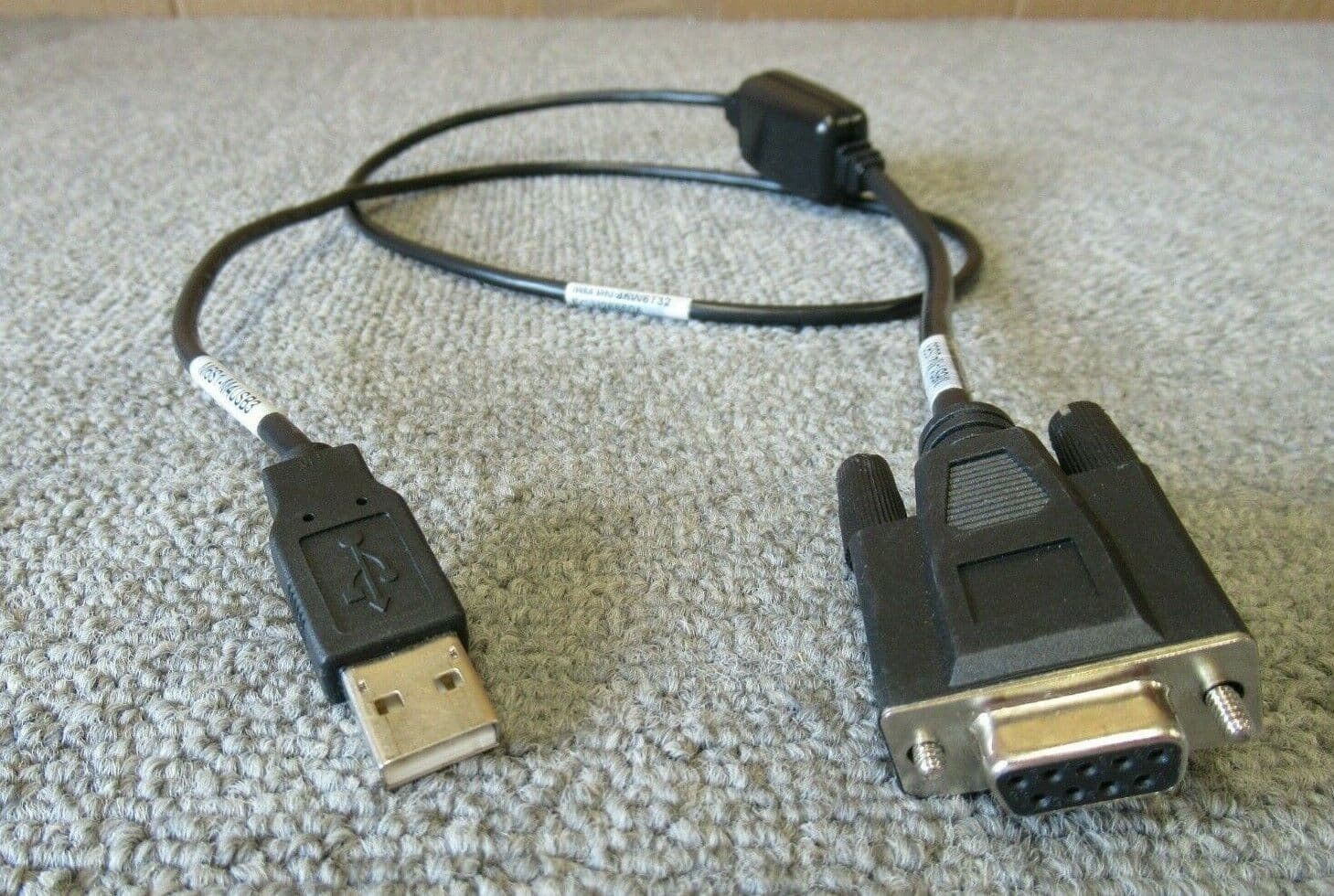 IBM EMC 45W6732 M6S1-M4USB3 USB Type A To DB9 Female Serial Cable 40"