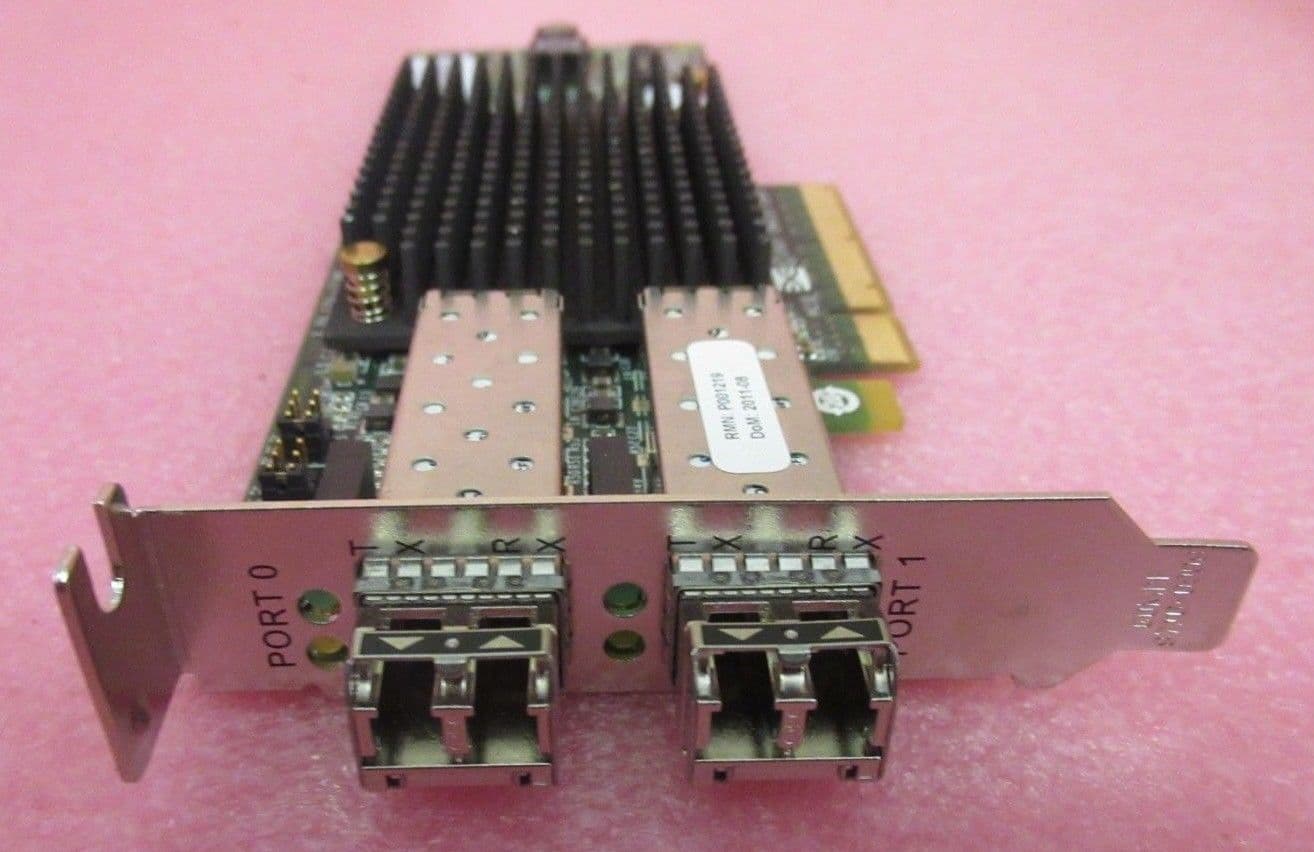 IBM Emulex LPE12002 2-Port 8Gb HBA Host Bus Adapter 42D0500 Half Height ...