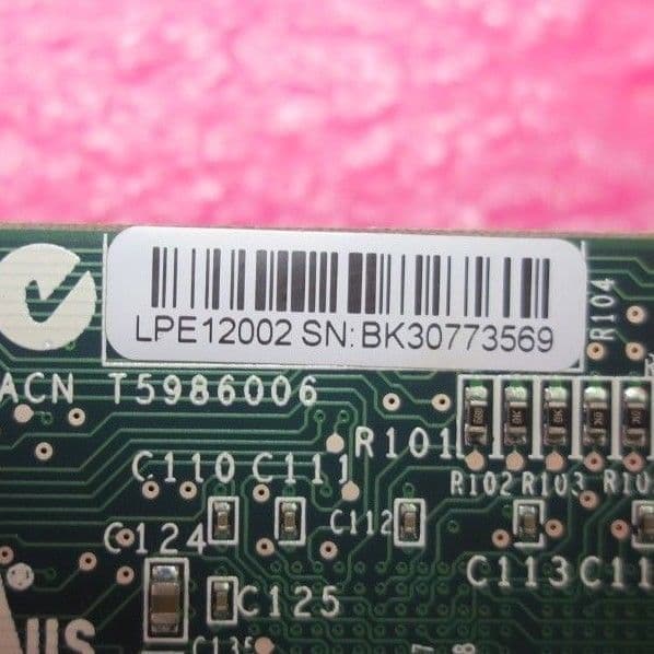 IBM Emulex LPE12002 PCIe Dual Port 8Gb HBA Host Bus Adapter 42D0500 ...