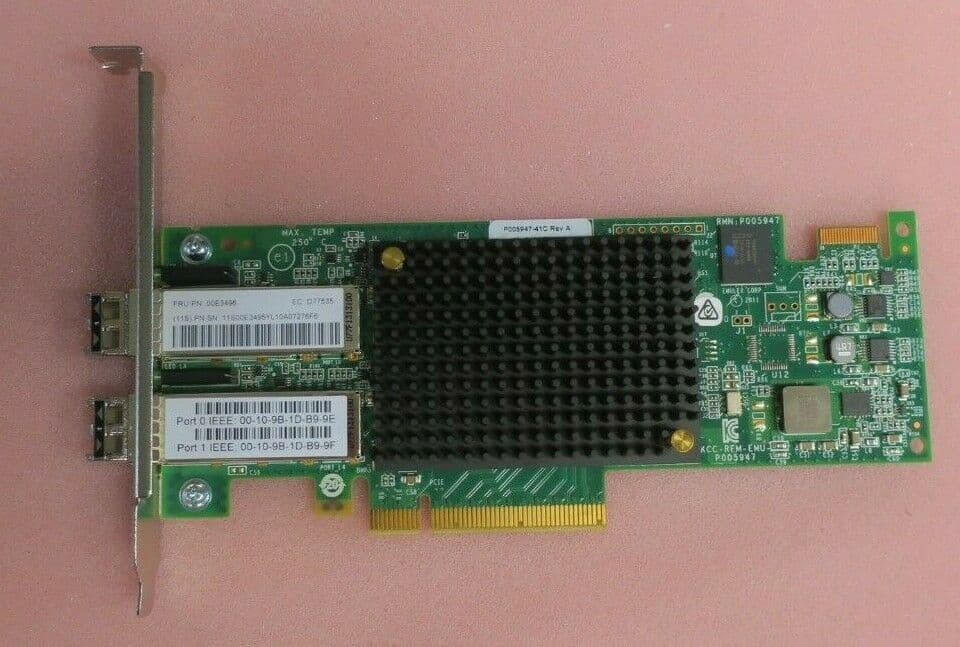 IBM Emulex LPE16002 577F Dual Port 16Gb FC Network Adapter 2x 16G SFP ...