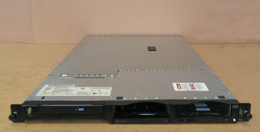 IBM eServer 325 1U Server 2x AMD Opteron 246 2GHz 6GB Ram 1x 411W PSU