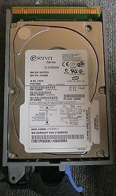 IBM FC 4326 53P3348 - 3 5" 35GB 15K U320 SCSI Hard Drive HDD In Caddy