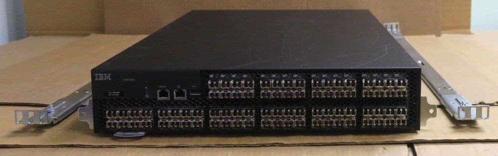 IBM Fibre Channel SAN Switch 8Gbps 80-Port SAN80B-4 2498-B80 W/ SFP s ...