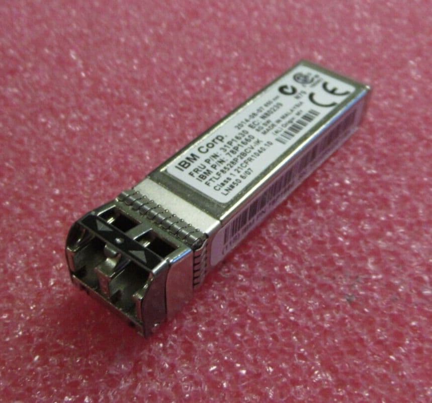 IBM FTLF8528P2BCV-IK 850nm 150m 8Gbps FC SFP Transceiver Module 78P1660 31P1630