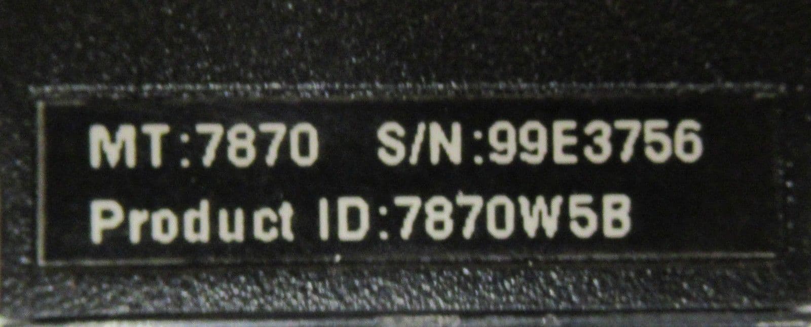 IBM HS22 Blade Server 7870-W5B 2x Xeon Quad-Core E5520 2 26GHz 12GB Ram