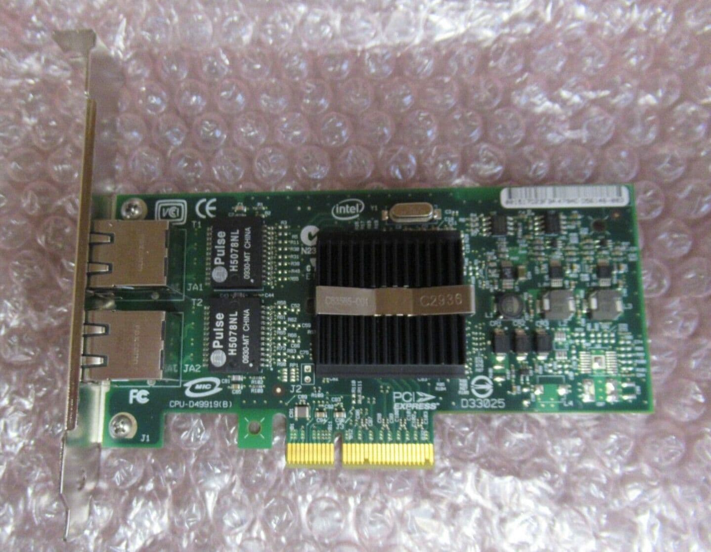 IBM Intel 39Y6127 EXPI9402PT Dual-Ports RJ45 Gigabit PCIe x4 Server ...