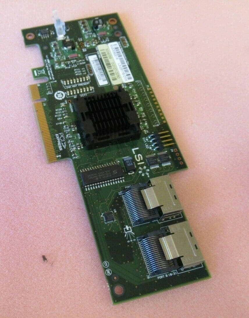IBM LSI SAS3082E-R L3-25116-01H PCI Express x8 SAS RAID Controller Card