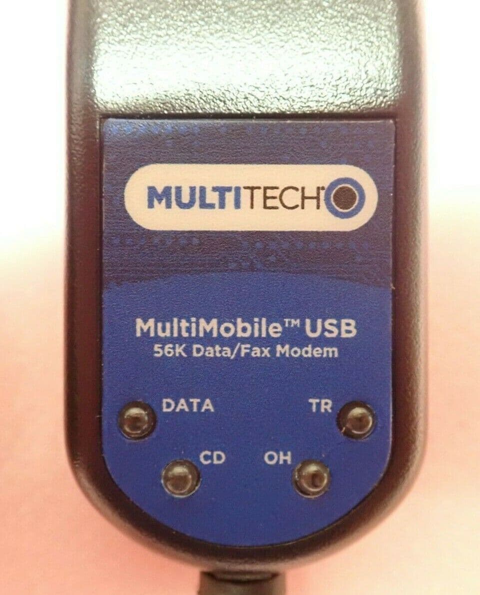 IBM MultiTech 56Kbps Portable USB Modem MT9234MU-IBM 98Y3992 RJ-11 Cable