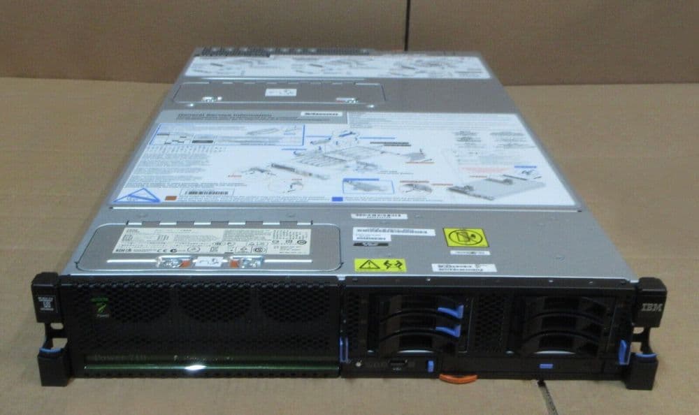 IBM Power 710 8231-E1C 1x 8C Power7 3 55GHz 128GB Ram 6x 2 5" Bay 2U Server