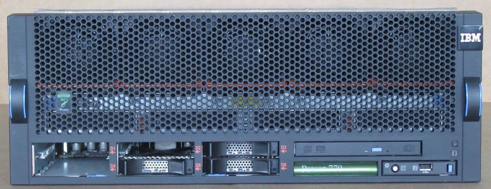 IBM Power 770 9117-MMB 6 Bay 2x PPC 8-Core Power7 3 1GHz 128GB DVD-RW ...