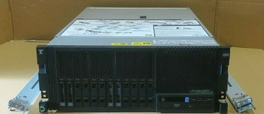 IBM Power S824 8286-42A 2x Power8 CPU No memory 4x 300GB HDD 12-Bay 4U ...