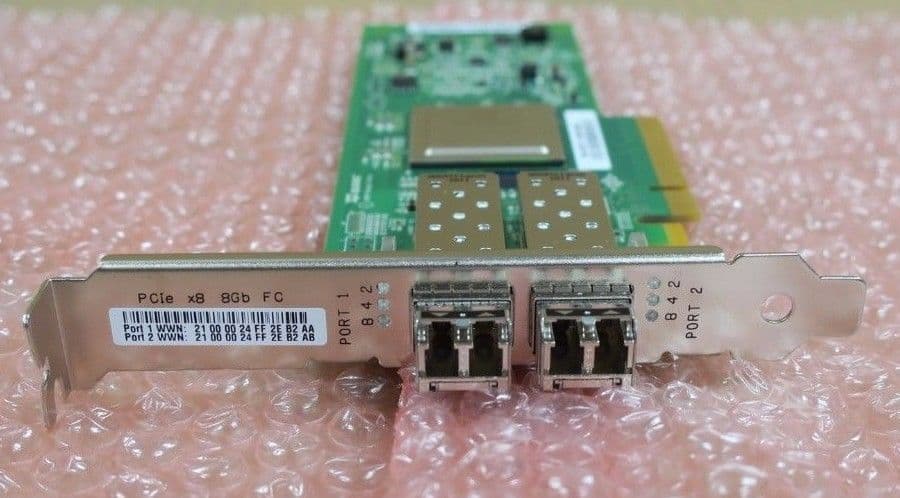 IBM QLE2562 QLOGIC SANBLADE 8GB DUAL PORT FC PCI-E HBA 42D0516 42D0510