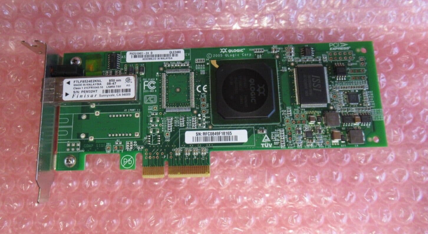 IBM QLogic 39R6526 39R6592 4Gb Fibre Channel Single-Port PCIe HBA Half ...