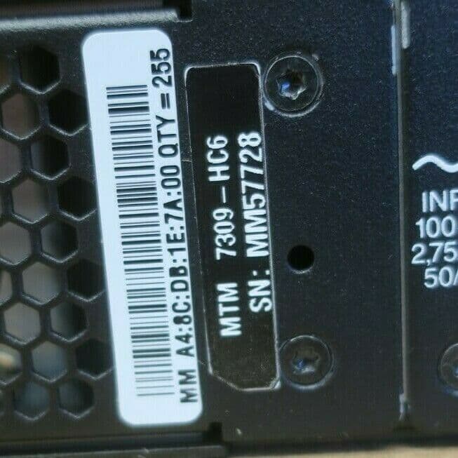 IBM RackSwitch G8124-E 24x 1/10GbE SFP Port Ethernet Network Switch ...