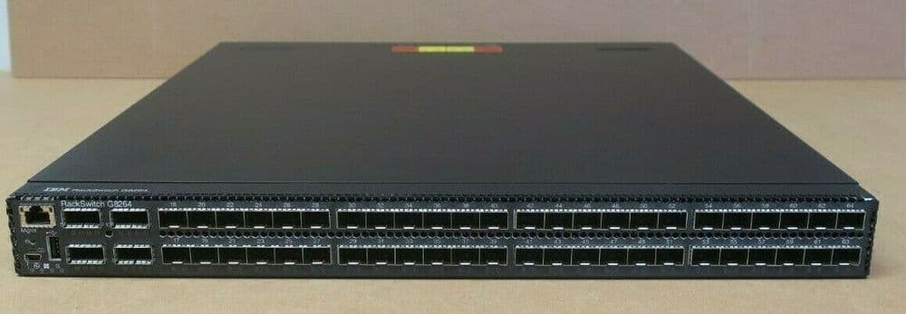 IBM RackSwitch G8264 1455-64C 48x 10GbE SFP 4x 40GbE QSFP 1U Rack Mount ...