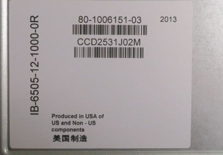 IBM SAN24B-5 6505 24x 16Gb Port FC SAN Switch IB-6505-12-1000-0R 24 ...