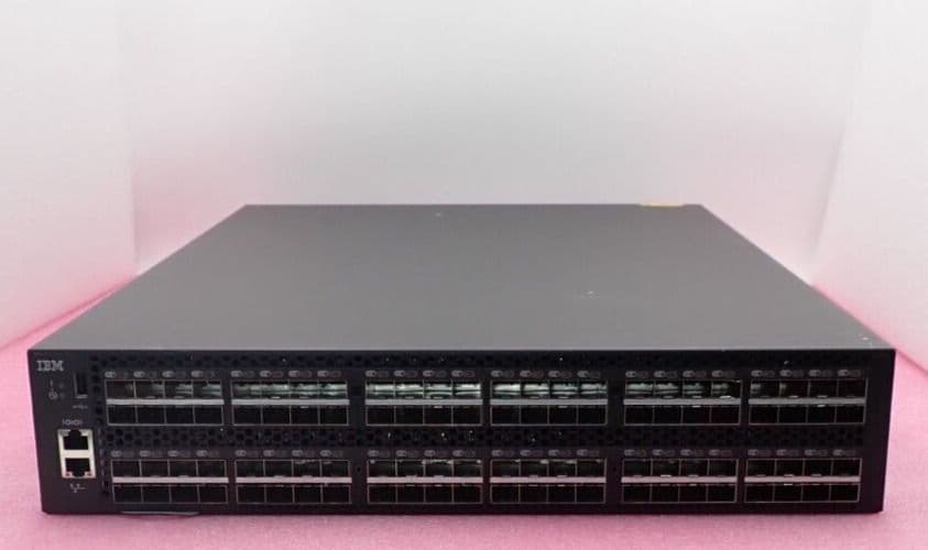 IBM SAN96B-5 Brocade 6520 96x 16Gb SFP 48-Active FC SAN Switch 2498-N96