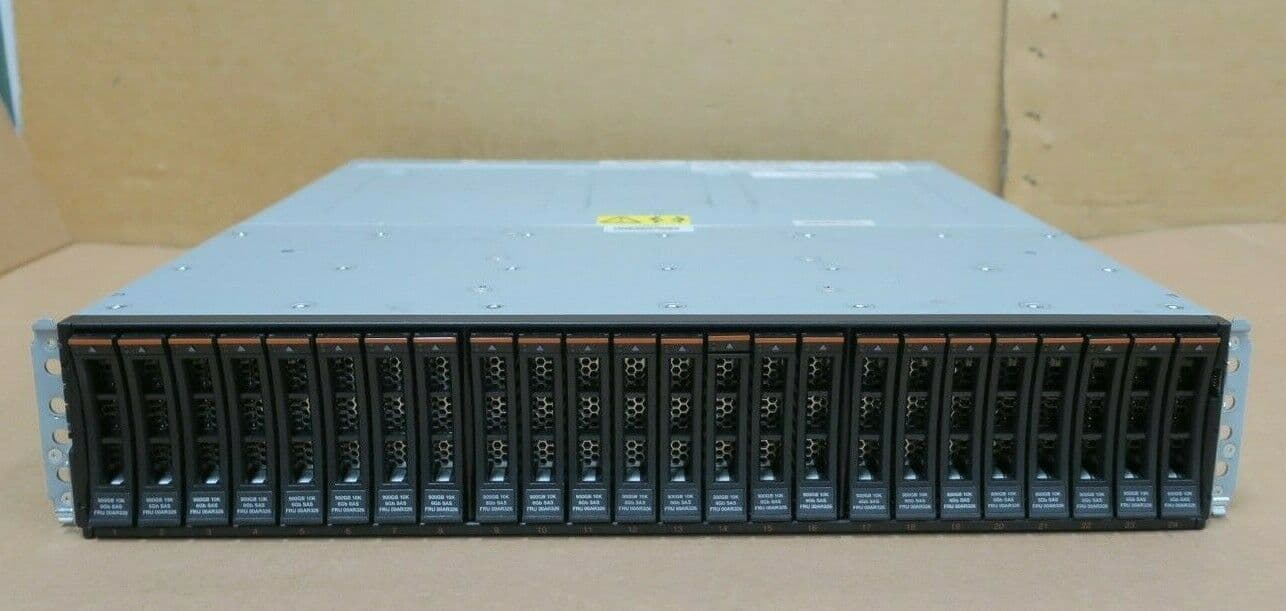 IBM Storwize 2076-24F V7000 Gen2 24 x 900GB 10K 12G Expansion Array 2x ...