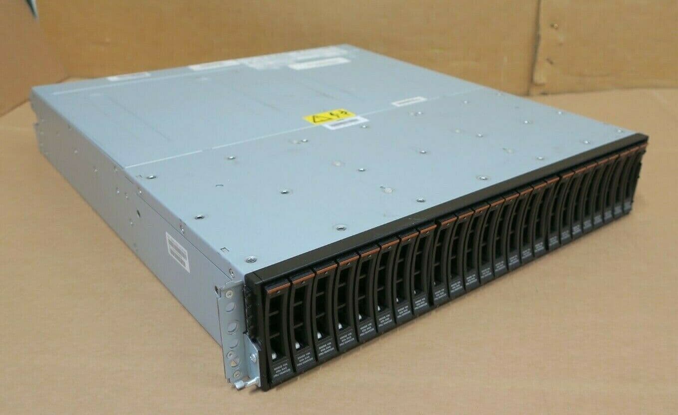 IBM Storwize 2076-24F V7000 Gen2 24 x 900GB 10K 12G Expansion Array 2x ...
