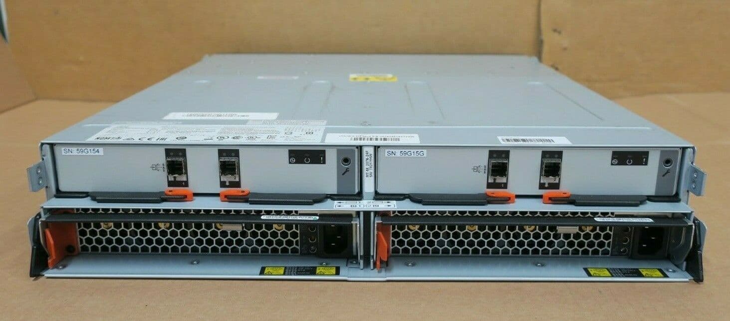 IBM Storwize 2076-24F V7000 Gen2 24 x 900GB 10K 12G Expansion Array 2x ...