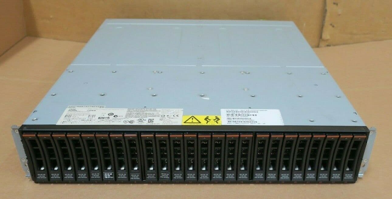 IBM Storwize V3700 2072-24E Expansion Array 24x 900GB HDD 2x Expansion ...