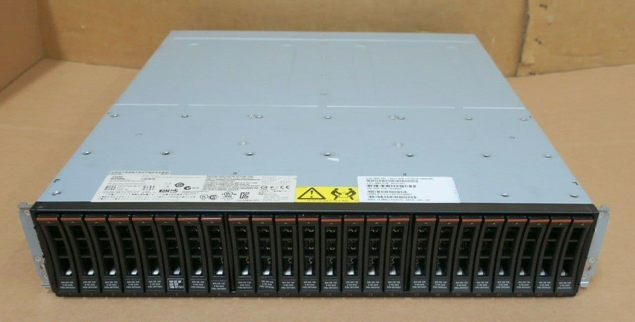 IBM Storwize V3700 2072-24E Expansion Array 25x 900GB HDD 2x Exp cable