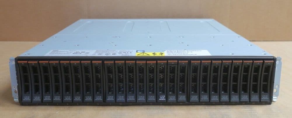 IBM Storwize V3700 Control Enclosure 24x 2 5" SAS Bays Dual Controller 2072-24C