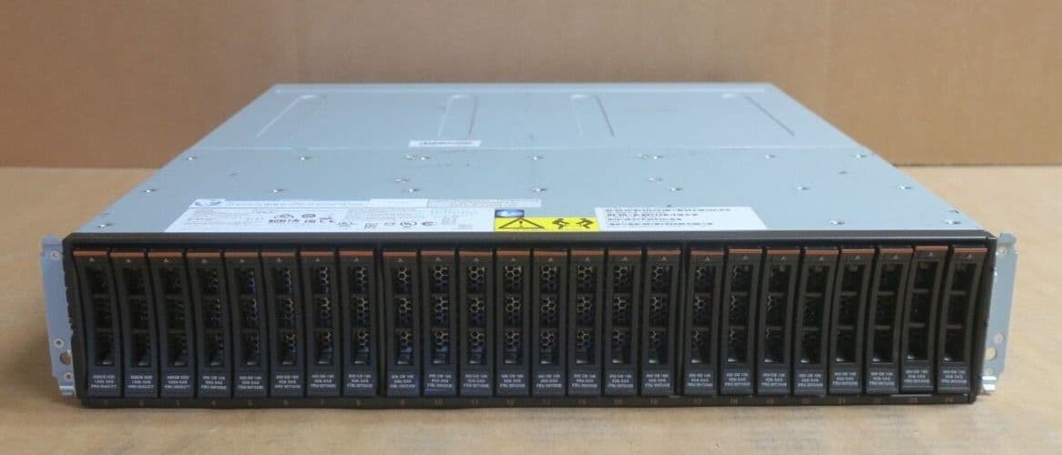 IBM Storwize V3700 Control Enclosure 24x 2 5" SAS Bays Dual Controller ...