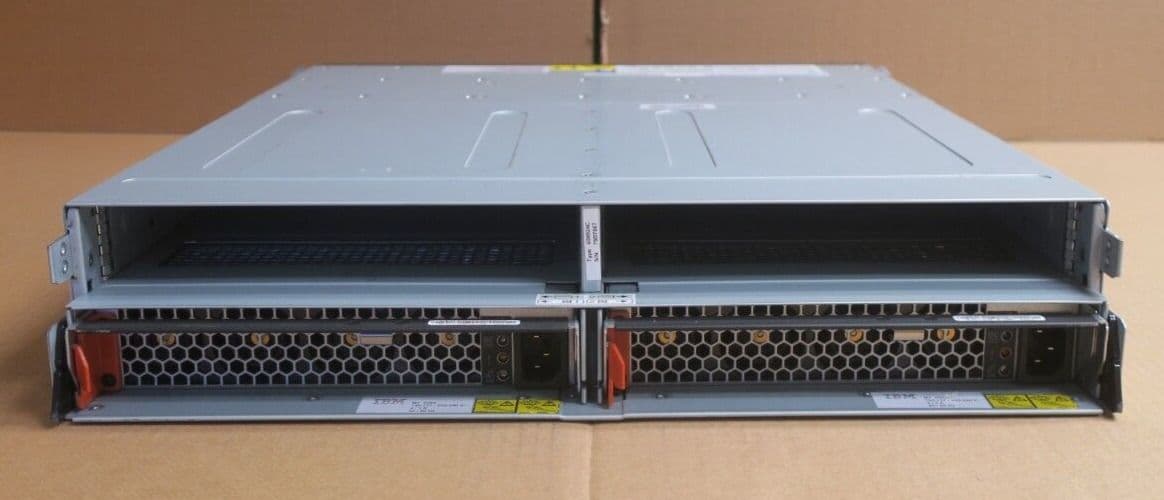 IBM Storwize V3700 Control Enclosure Chassis 2x PSU 6099-24C NO CONTROLLERS