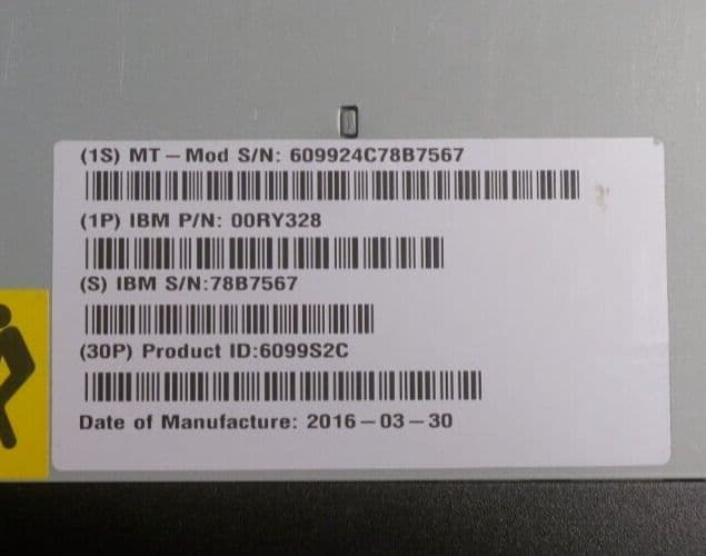 Ibm Storwize V3700 Control Enclosure Chassis 2x Psu 6099 24c No Controllers