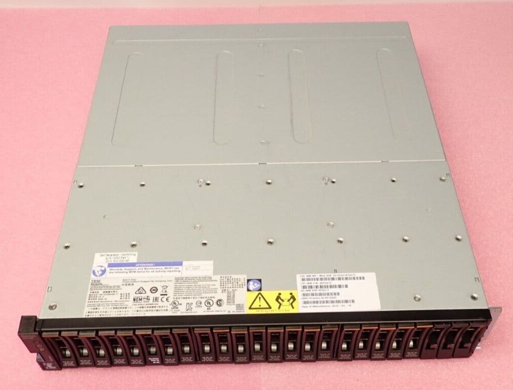 IBM Storwize V3700 Control Enclosure Chassis 6099-24C 2x Node Canister ...