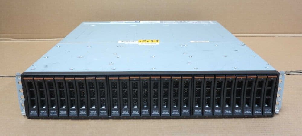 IBM Storwize V5000 Gen2 2078-24F 24x 600GB 15K HDD Expansion Array 2x ...
