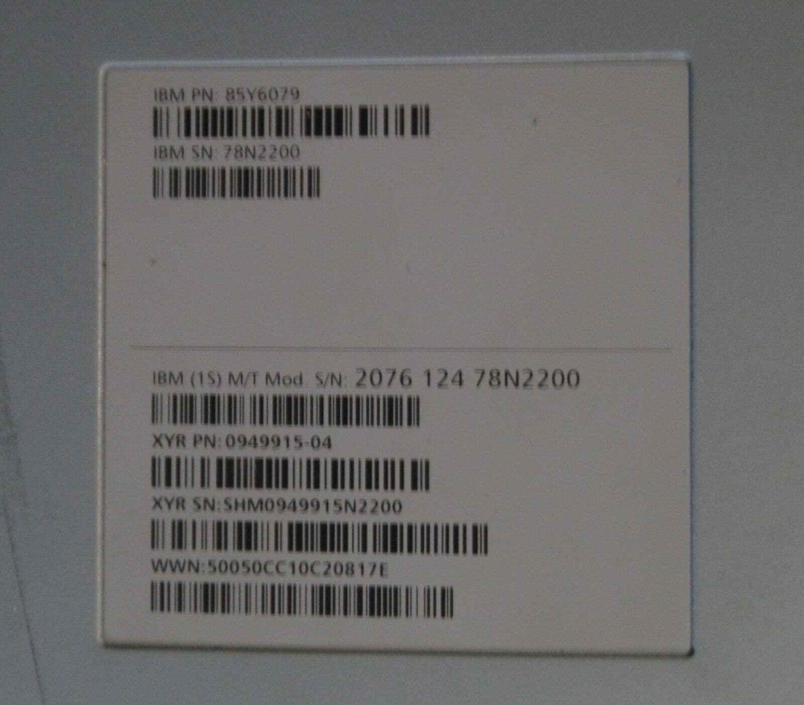 IBM Storwize V7000 2076-124 24 x 2 5" Drive Bay 2U Rackmount Expansion ...