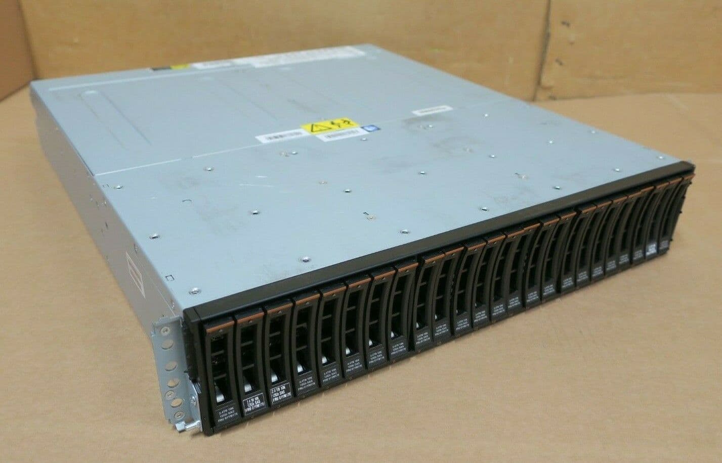 IBM Storwize V7000 Gen2 24x 2 4TB 10K 12G Expansion Array 2076-24F 2x ...