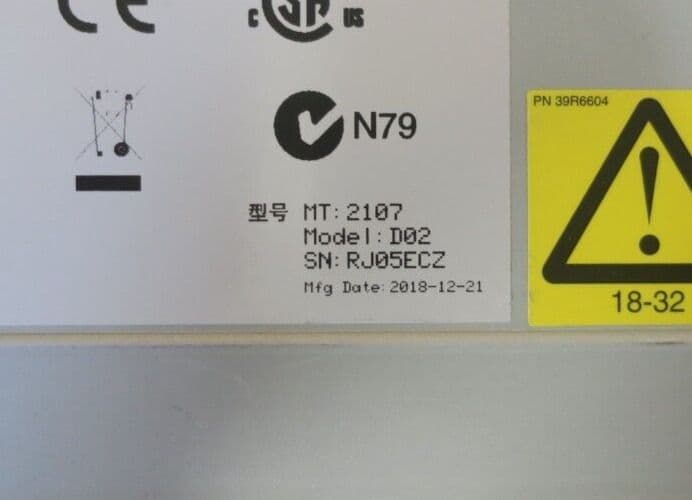 IBM System Storage DS8000 2107-D02 12x 3 5" Bay Dual Controller Dual ...