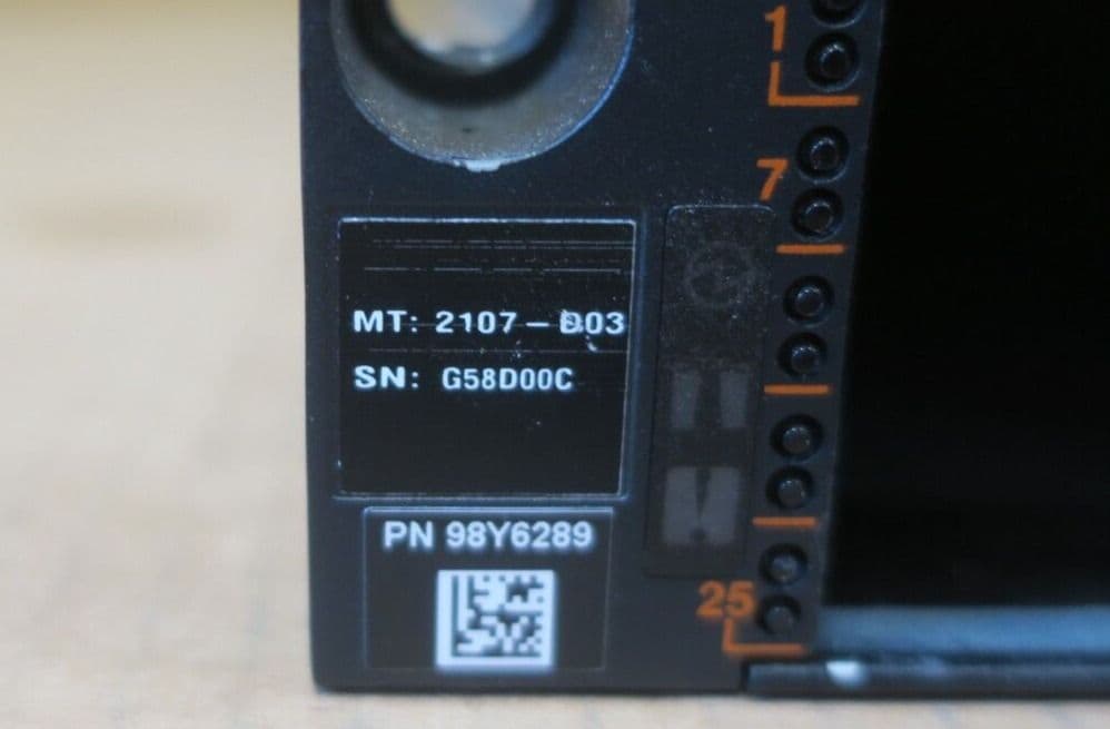 Ibm System Storage Ds8000 2107 D03 30x 1 8 Bay Dual Controller Dual Psu