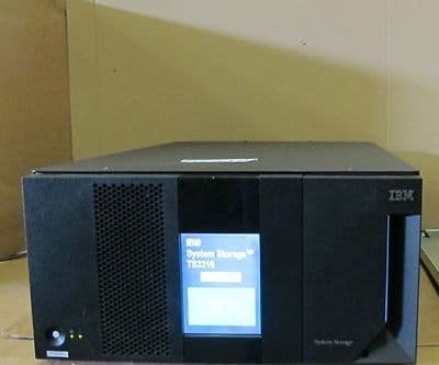 IBM System Storage TS3310 3576-L5B Back Up Tape Library 2x LTO-3 4GB FC ...