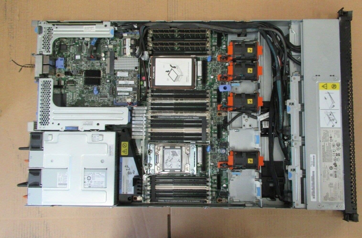 IBM System x3550 M4 7914-L2G 2x 4C E5-2680 96GB Ram 8x 2 5" HDD Bay 1U ...