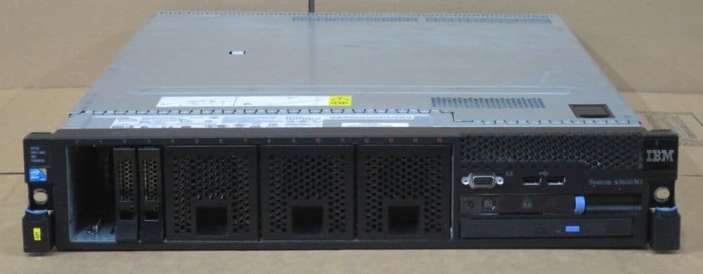 IBM System x3650 M3 2851-SS2 2x 6C Xeon X5650 4-Bay SAS 2 5" 2U Server