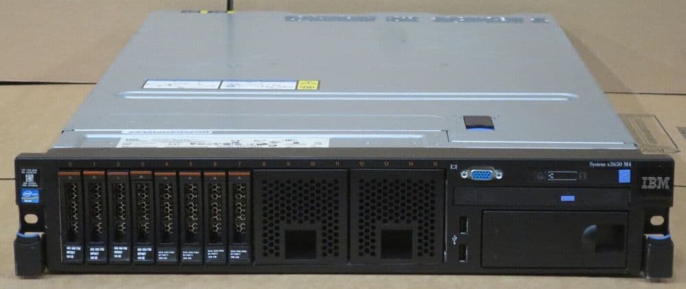 IBM System x3650 M4 7915-B2G 2x E5-2609 128GB RAM 1784GB HDD 2U Server